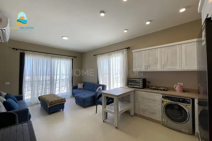 Spacious 2-Bedroom Apartment, Sea View for Rent in Makadi